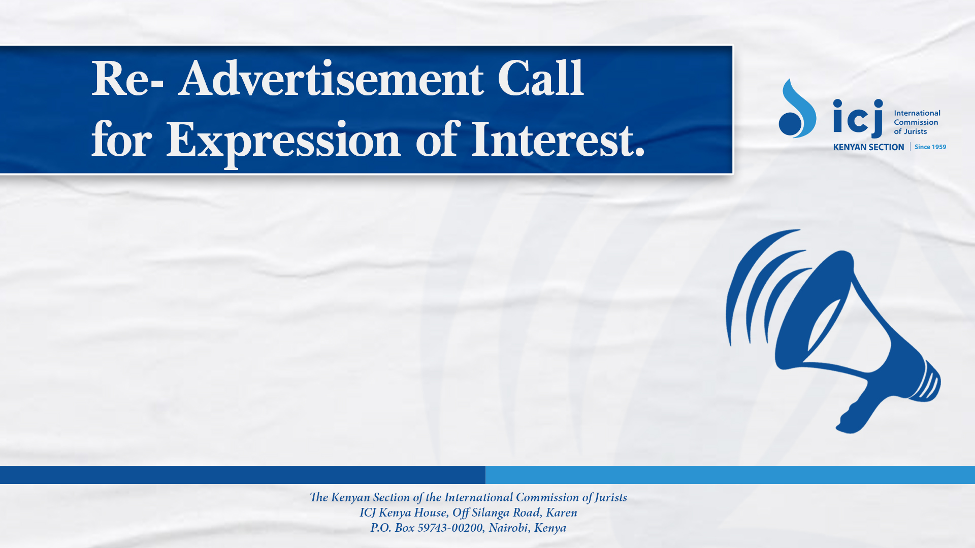 Re- Advertisement Call for Expression of Interest : External ...