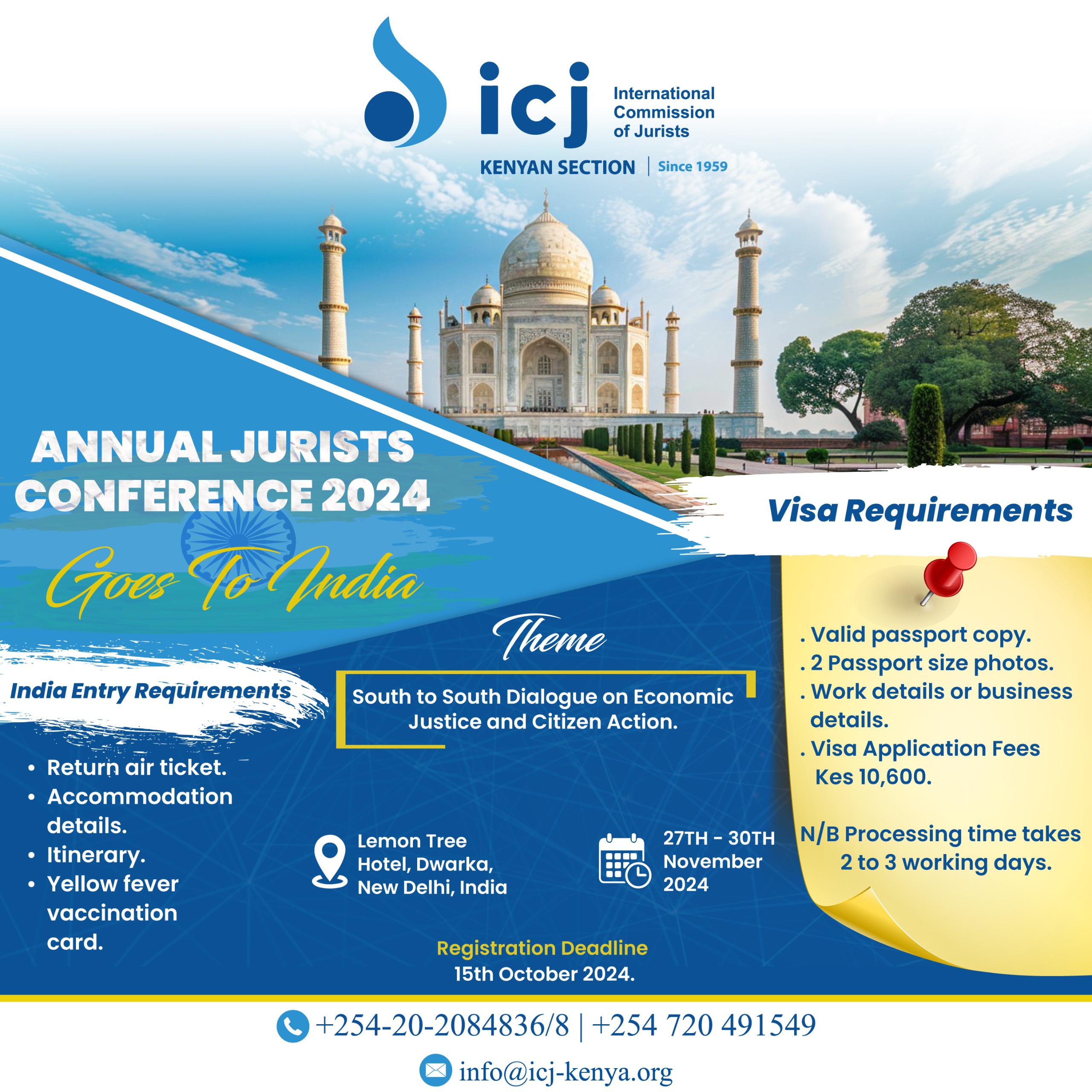 Booking - ICJ Kenya