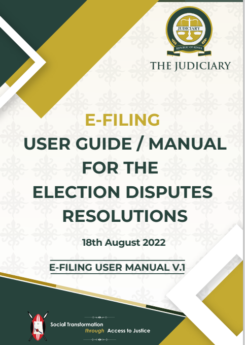 E- Filing User Guide - ICJ Kenya